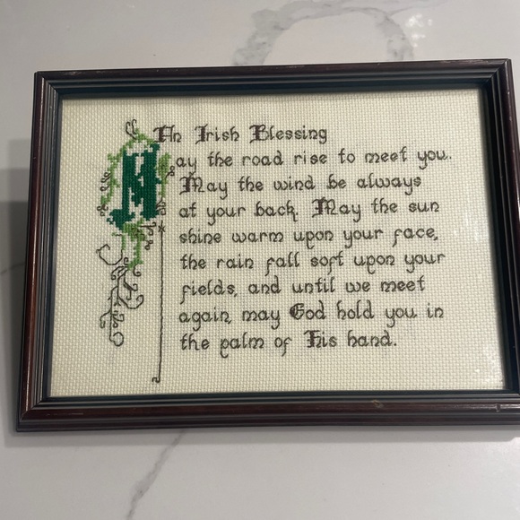 Art | Handmade Needlepoint Irish Blessing | Poshmark